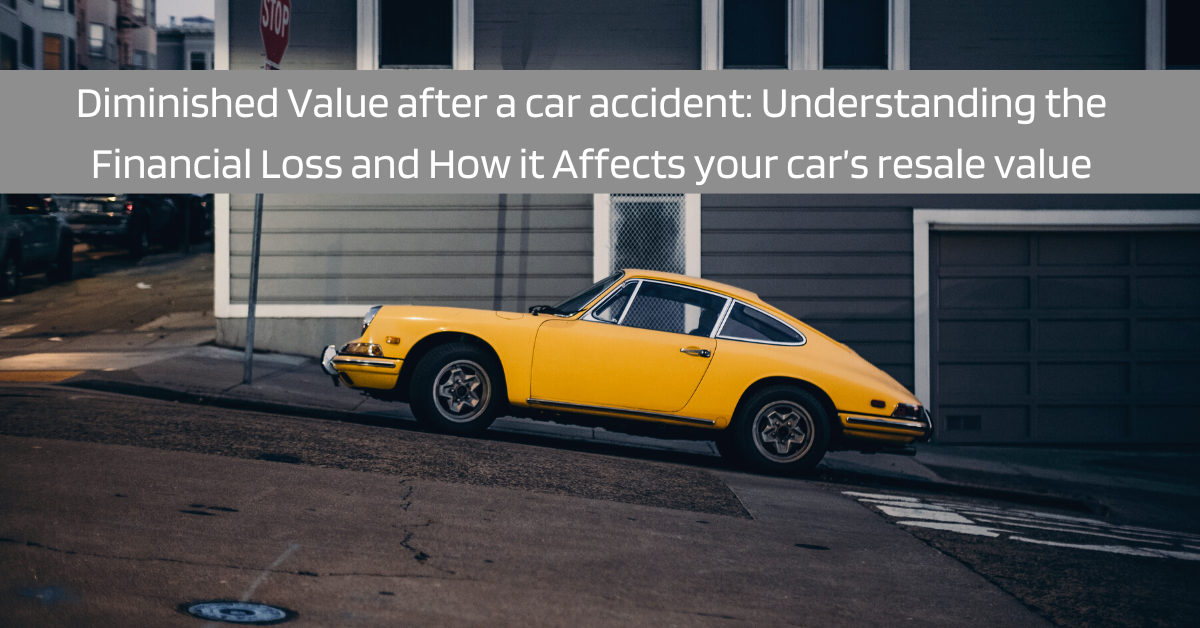 Diminished Value understanding the Impact - Sell My Classic